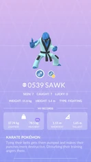 Sawk | Pokémon GO Wiki | Fandom