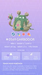 Garbodor | Pokémon GO Wiki | Fandom