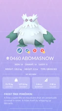 Abomasnow | Pokémon GO Wiki | Fandom