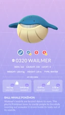 Wailmer | Pokémon GO Wiki | Fandom