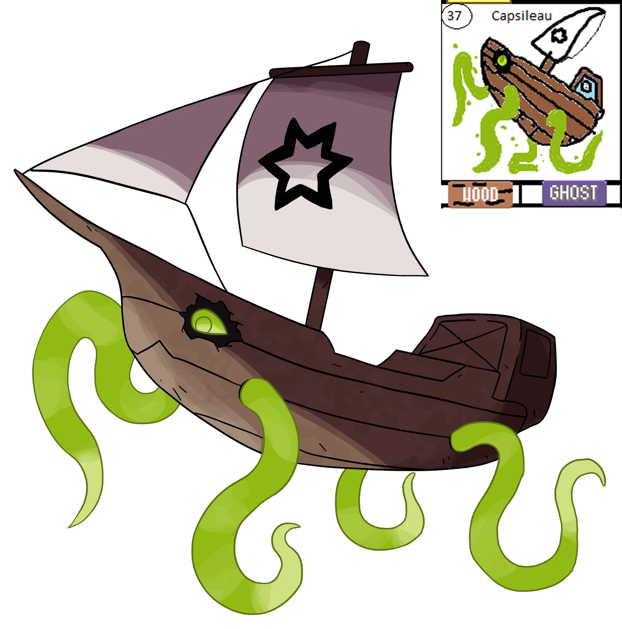 Capsileau | Pokemon Wack Wiki | Fandom