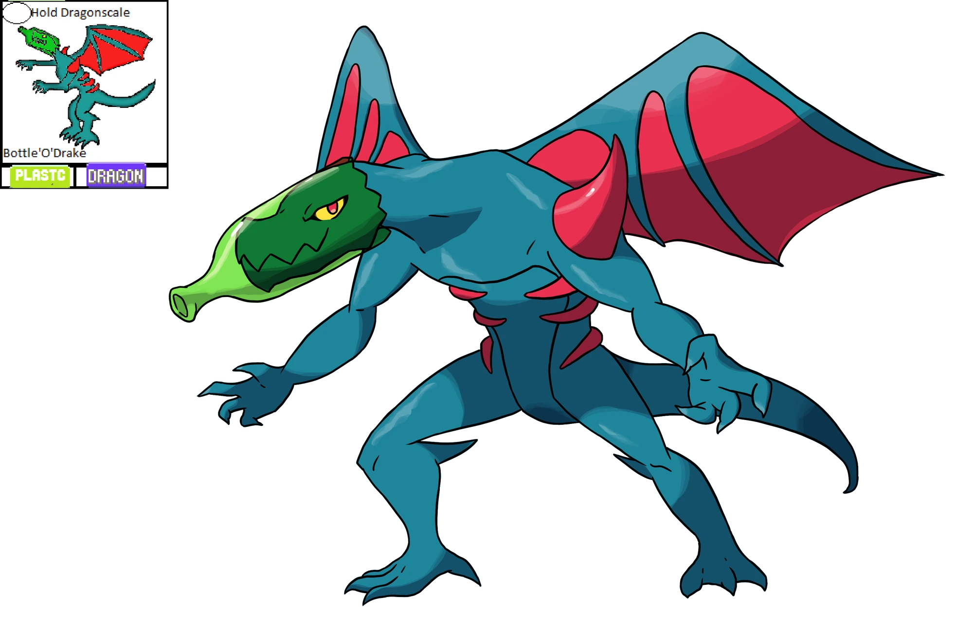 Bottle'O'Drake | Pokemon Wack Wiki | Fandom