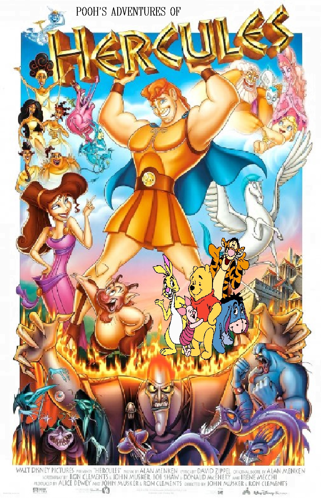 Image - Pooh's Adventures of Hercules Poster (New Version).jpg | Pooh's ...
