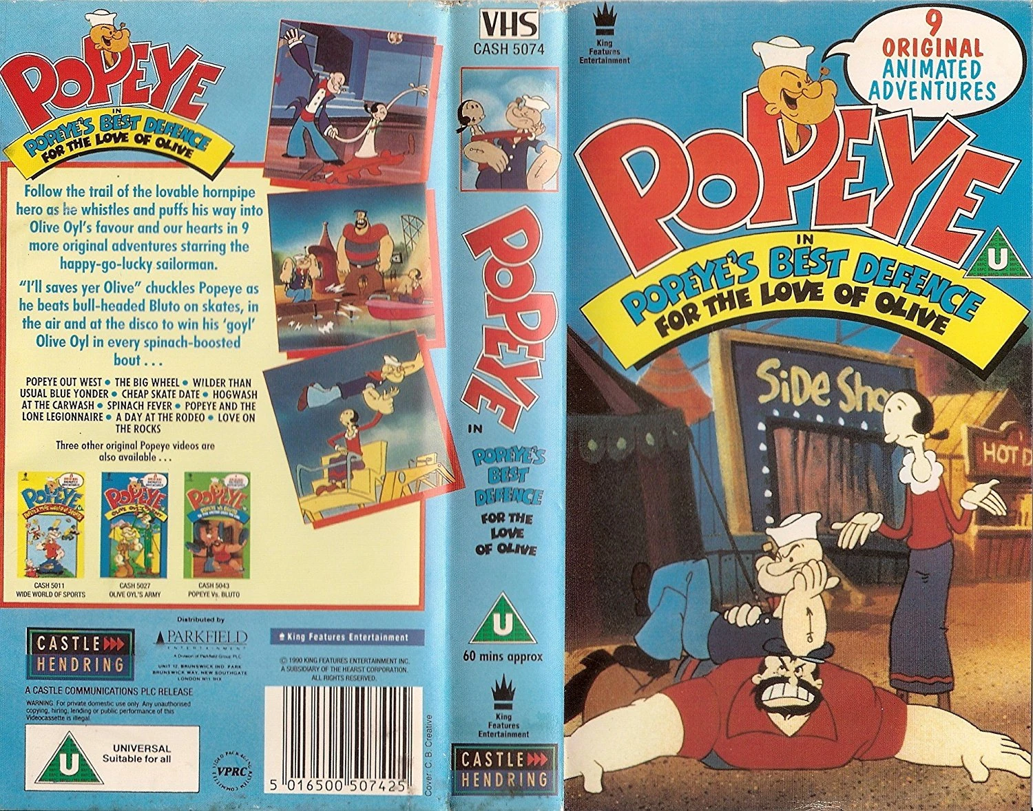 Popeye's Best Defence For the Love of Olive | Popeye the Sailorpedia ...