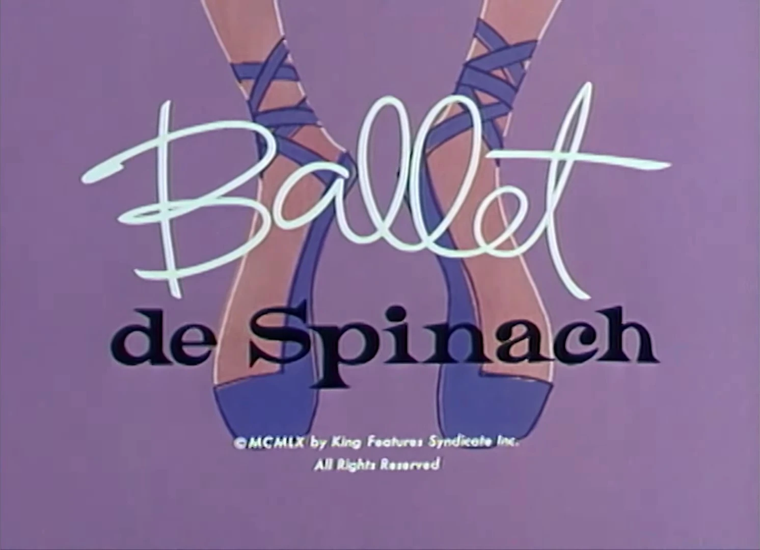 Ballet de Spinach | Popeye the Sailorpedia | Fandom