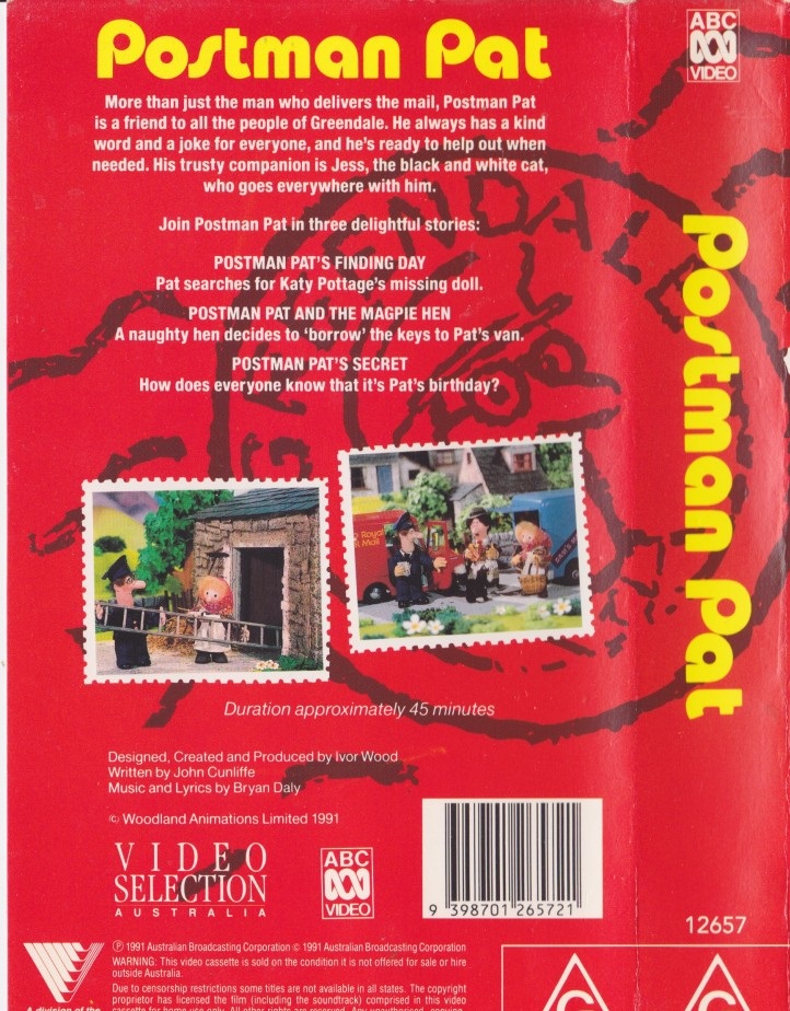 Postman Pats Secret Australian Vhs Postman Pat Wiki Fandom