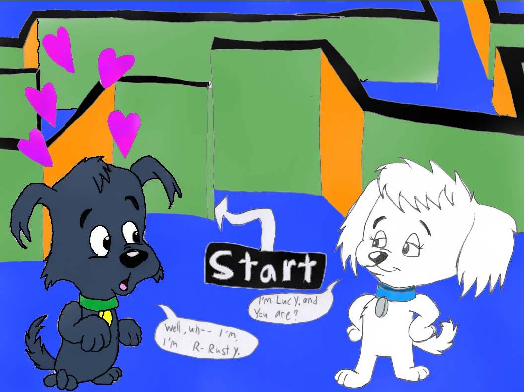 Rusty and Lucy(Pound Puppy Version) | Pound Puppies 1986 Wiki | Fandom