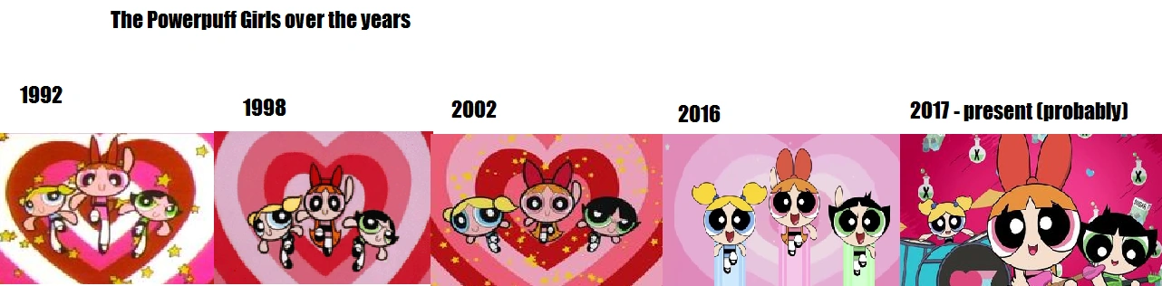 Image - Ppg Evolution.png | Powerpuff Base Wiki | FANDOM powered by Wikia