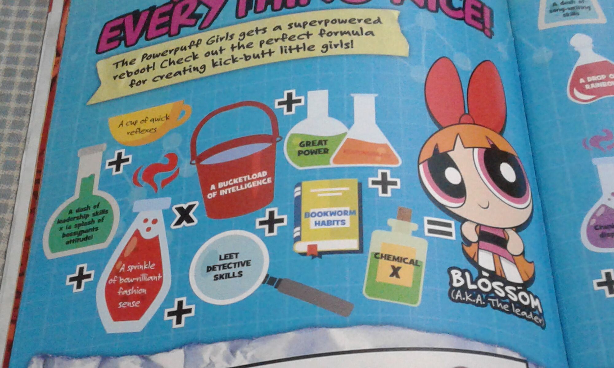 Image - Blossom ingredients.jpg | Powerpuff Girls Wiki | FANDOM powered ...