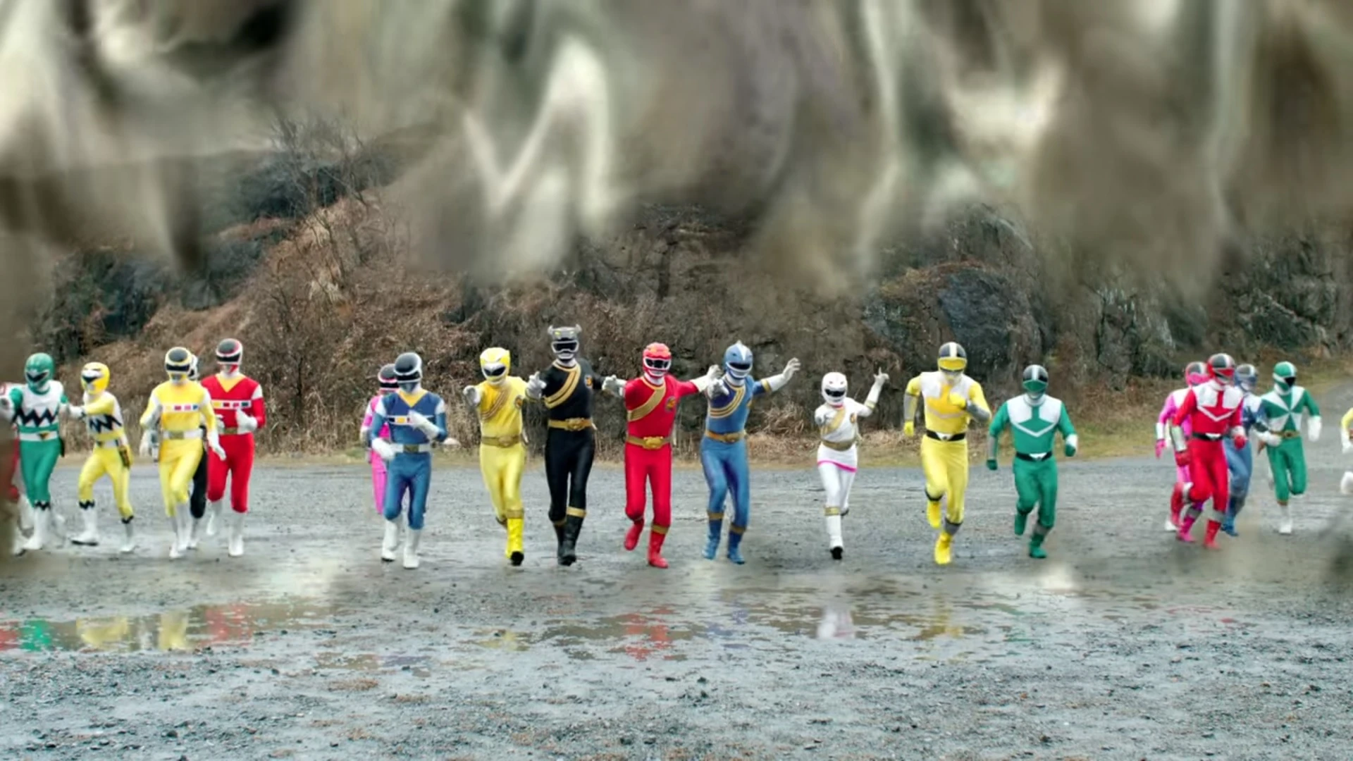 Image - Dimensional wall - Gingaman, Megaranger, Gaoranger, Timeranger ...