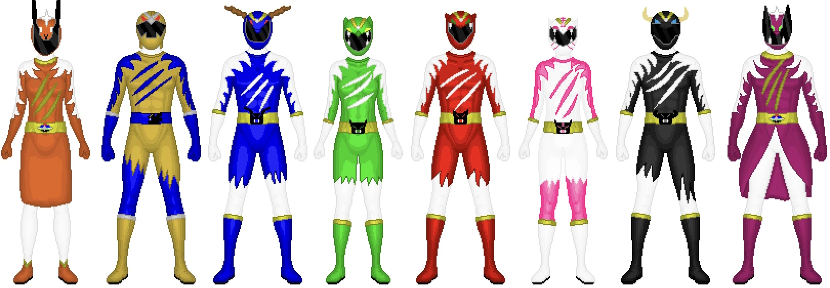 Gao Sentai Beastman(AL569) | Power Rangers Fanon Wiki | Fandom