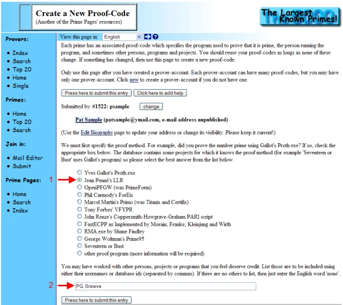 Prime reporting instructions | PrimeGrid Wiki | Fandom