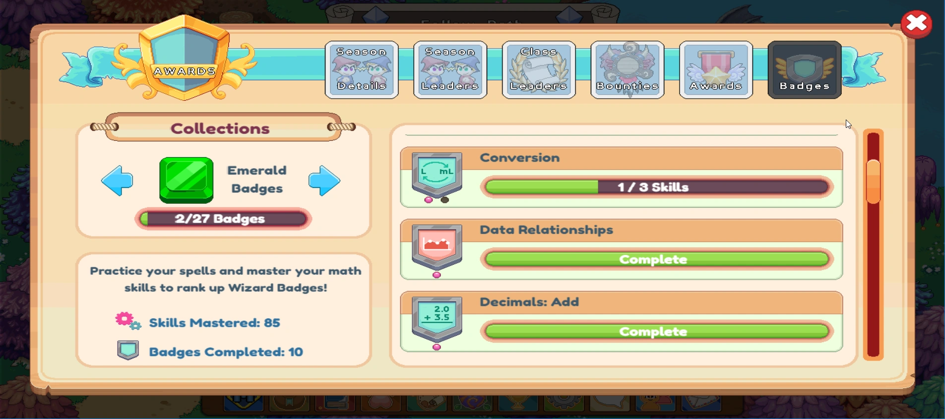 Wizard Skill Badges | Prodigy Math Game Wiki | Fandom