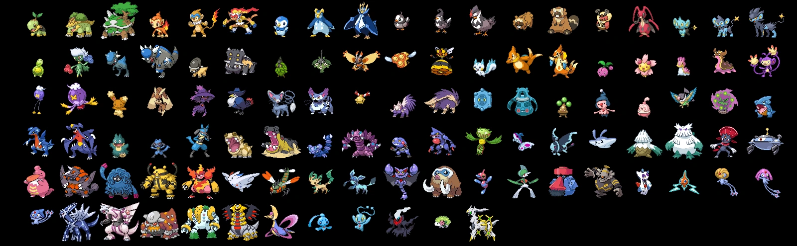 Image - Gen 4 Pokemon.png | Project Pokemon Wiki | FANDOM powered by Wikia