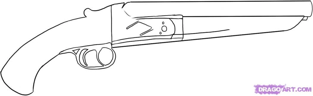 Simple Shotgun Drawings