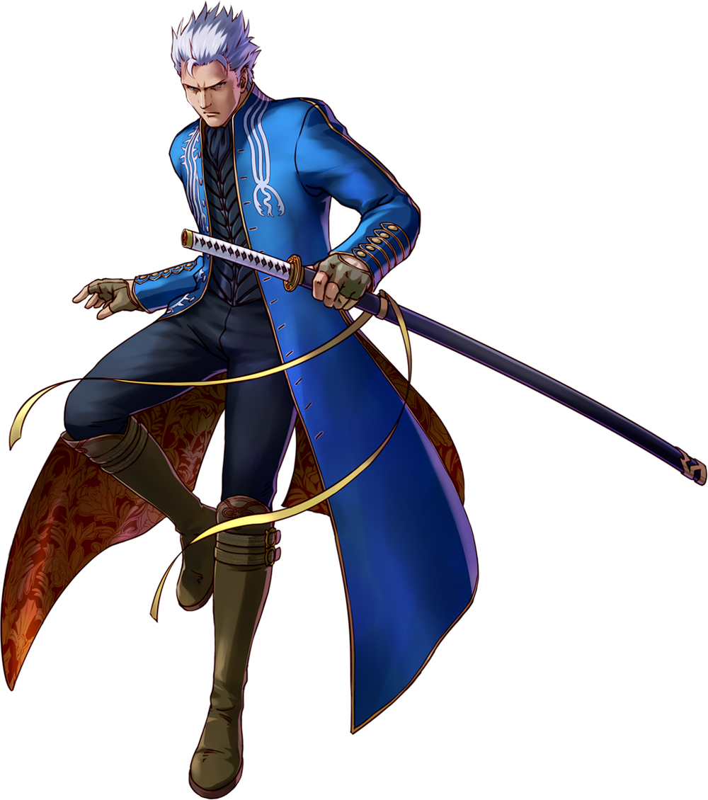 Touhou vs. Capcom: Vergil by MaxGomora1247 on DeviantArt