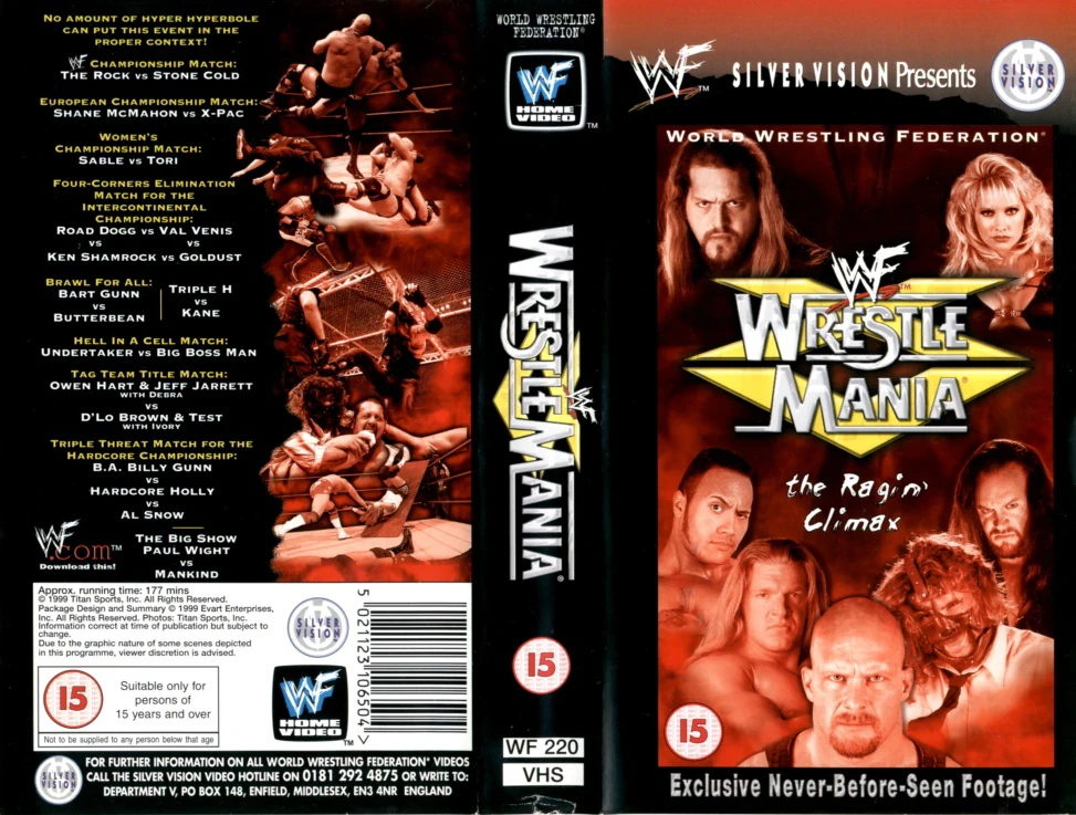 Image - WWF Wrestlemania XV - Cover.jpg | Pro Wrestling | FANDOM ...
