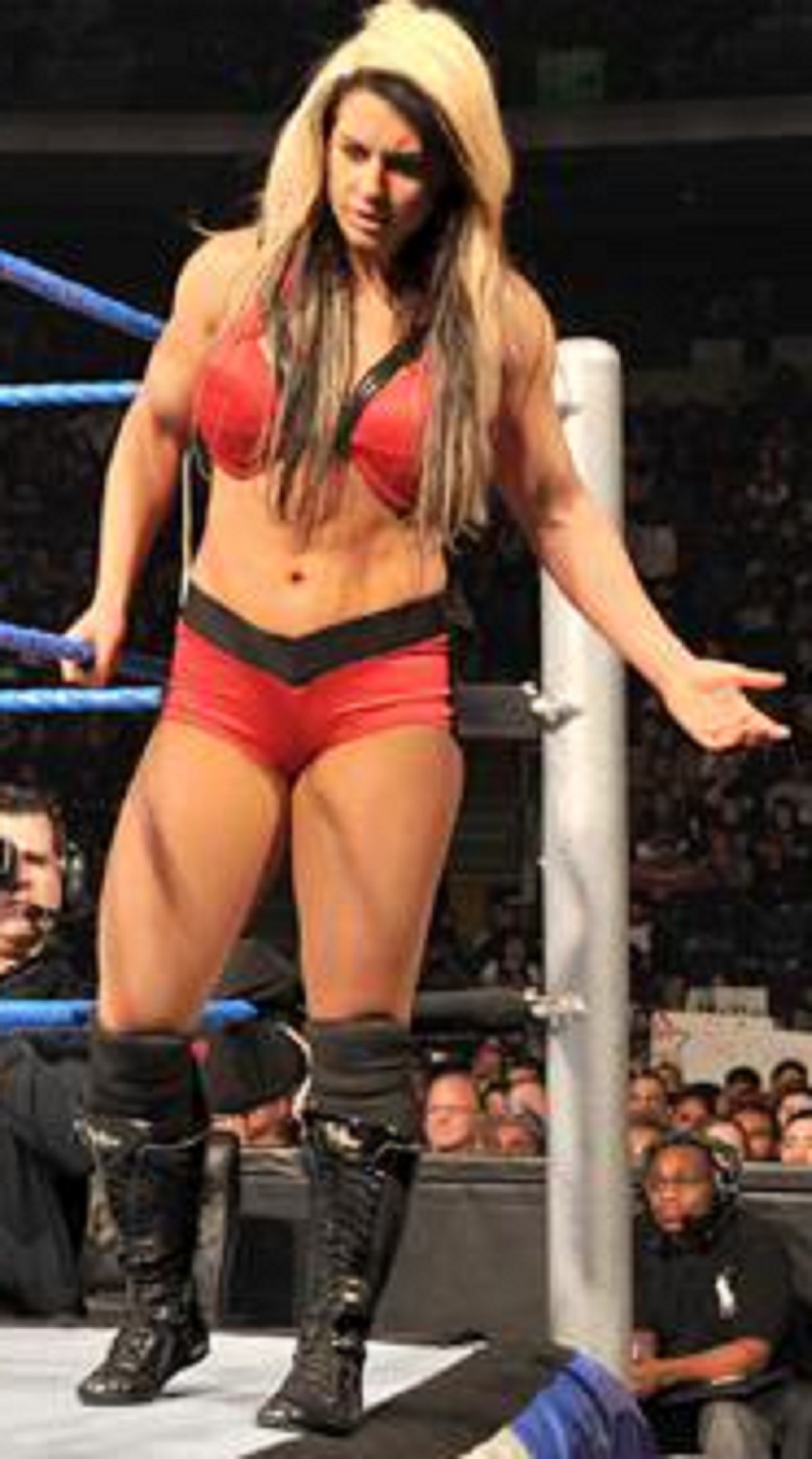 Image Evil Kaitlyn In Red 1 Pro Wrestling Fandom Powered By Wikia
