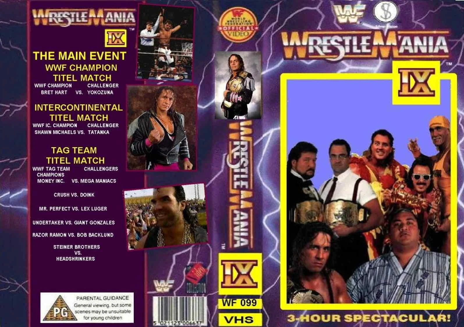 Image - WWF Wrestlemania IX - Cover.jpg | Pro Wrestling | FANDOM ...