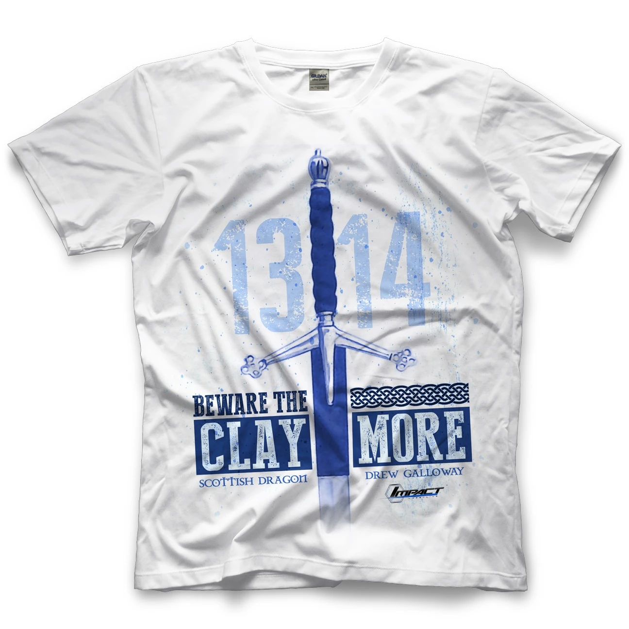 Drew McIntyre "Scottish Dragon" White T-Shirt | Pro Wrestling | Fandom
