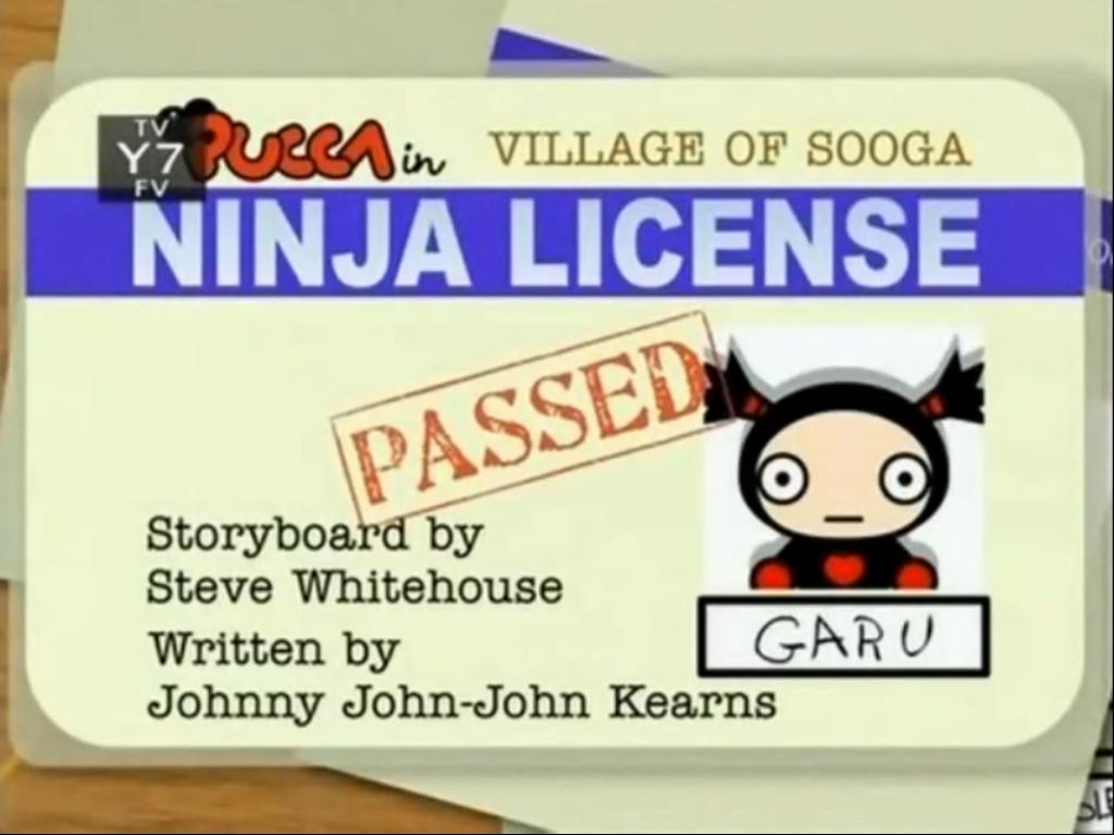 Ninja License Pucca Fandom Powered By Wikia