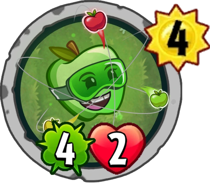 Atom's Apple | Plants vs. Zombies Character Creator Wiki | Fandom