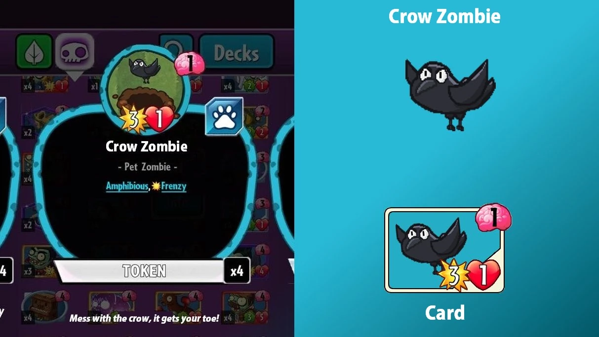 Crow Zombie (PvZH) | Plants vs. Zombies Character Creator Wiki | Fandom