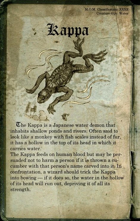 Kappa | The Harry Potter Compendium | FANDOM powered by Wikia