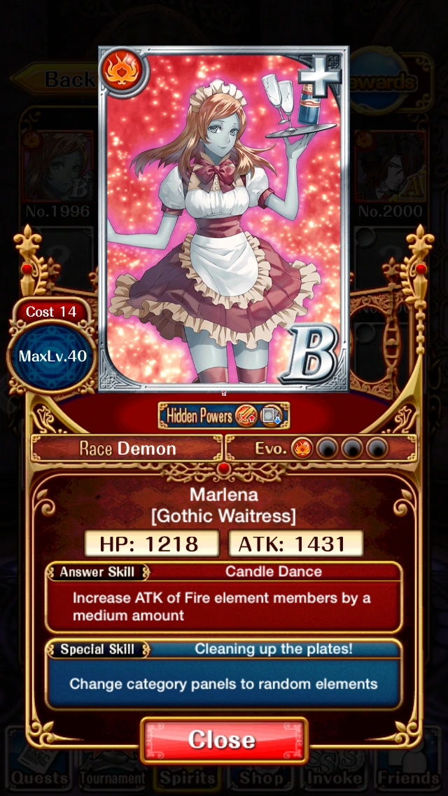 Marlena (Gothic Waitress) | Quiz RPG: The World of Mystic Wiz Wiki ...