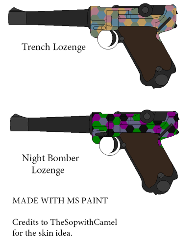Luger P08 Skin Suggestions: Lozenge Camouflage | Fandom