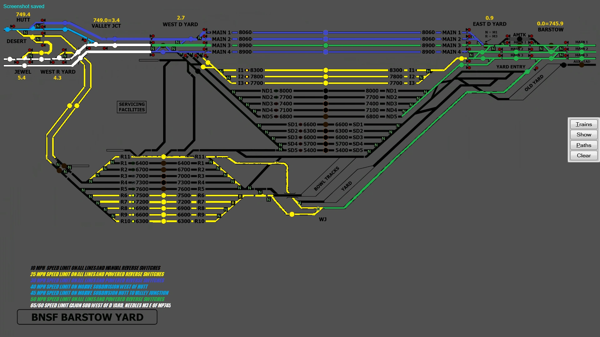 Barstow Speed Limits | RailroadTransportationSimulator Wiki | Fandom