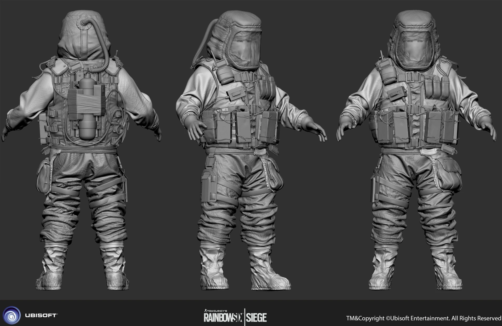 Image - Hazmat Whitemask turn-around -2.jpg | Rainbow Six Wiki | FANDOM ...