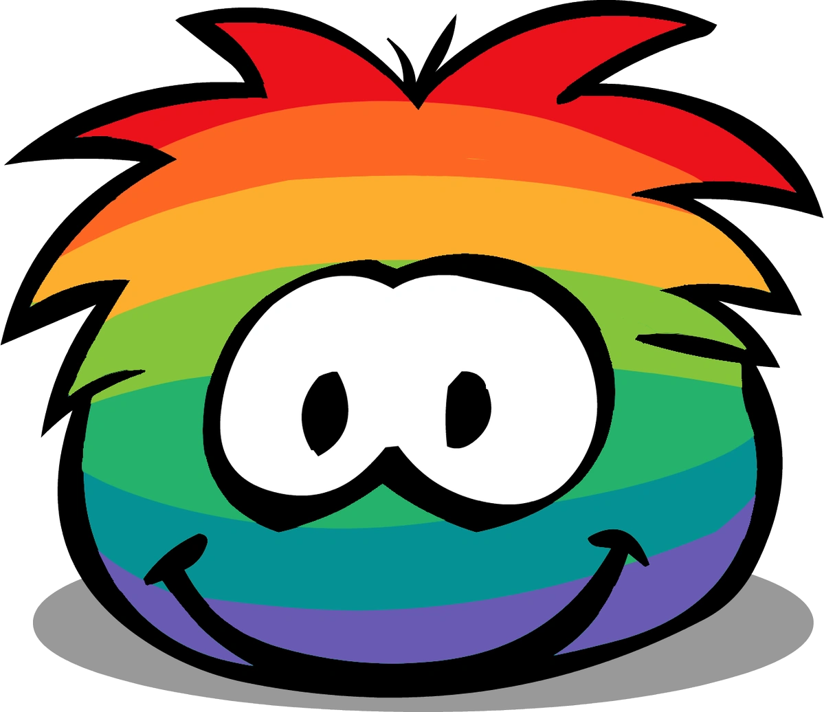 Rainbow Puffle | Rare puffles Wiki | Fandom