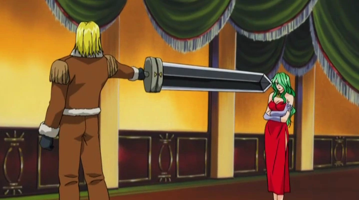 Image - Jegan threatens Reina.png | Rave Master Wiki | FANDOM powered ...