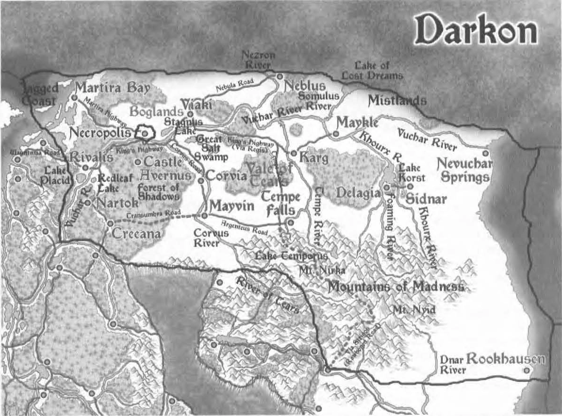 Ravenloft map - buildingcomic