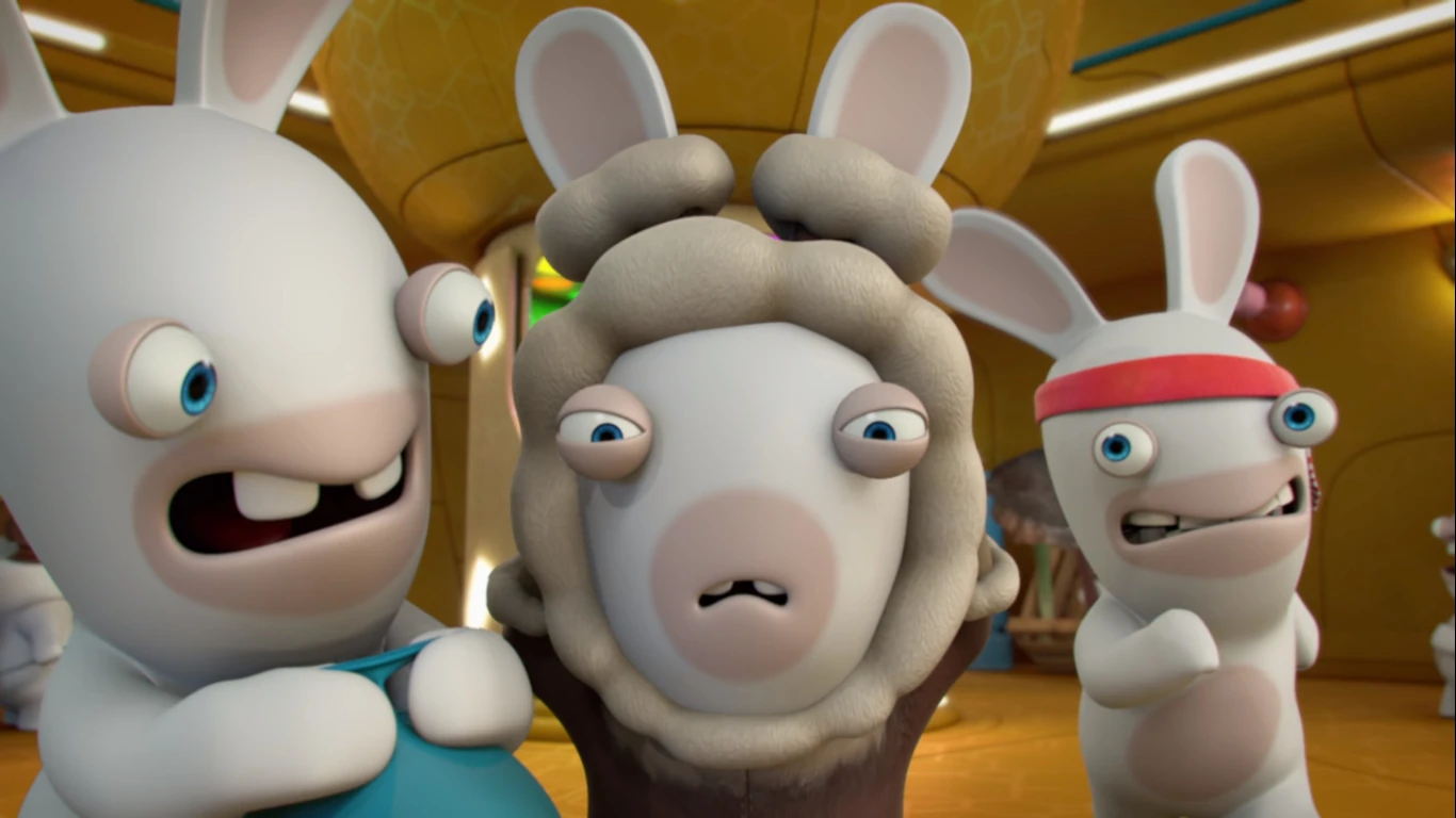 Rabbid as a doorknob | Raving Rabbids Wiki | Fandom