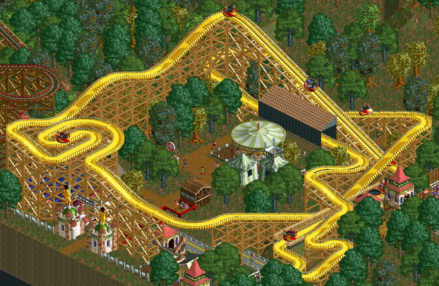 Virginia Reel | RollerCoaster Tycoon | Fandom