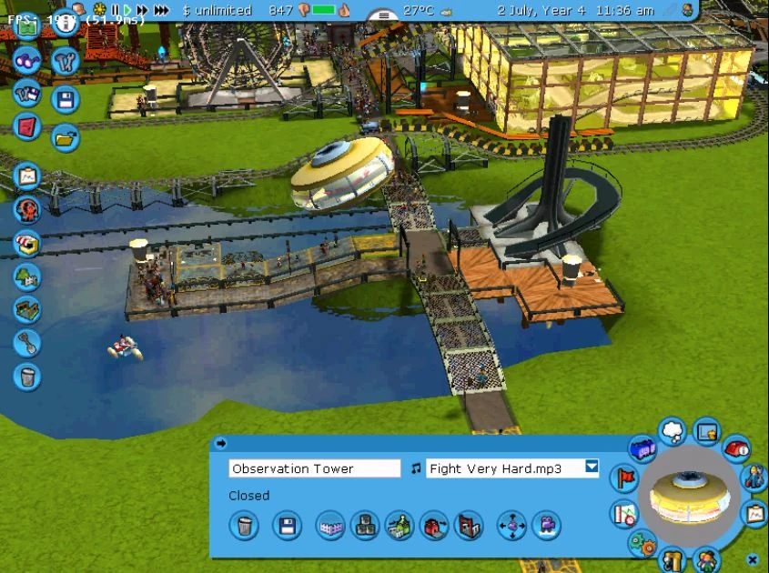 Observation Tower | RollerCoaster Tycoon | FANDOM powered by Wikia