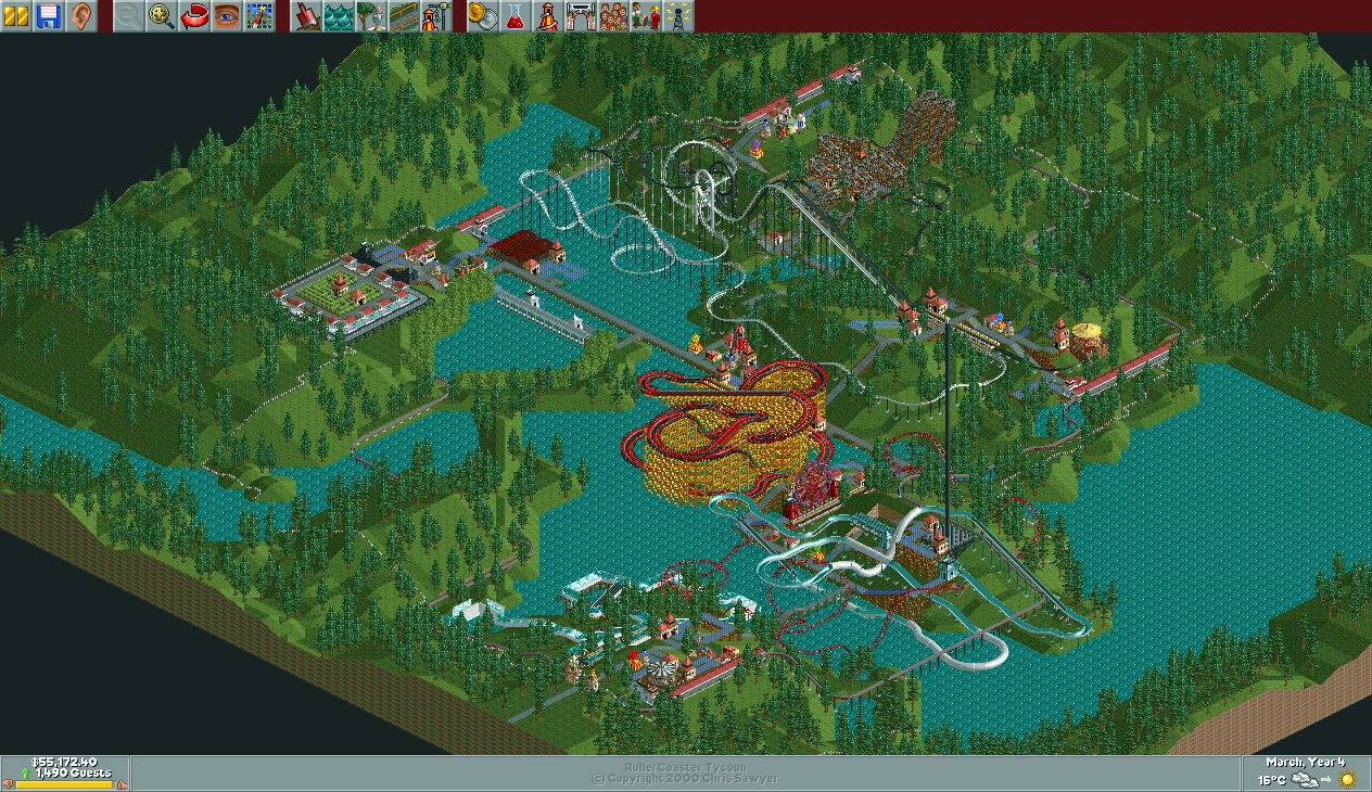 Diamond Heights/Scenario Guide | RollerCoaster Tycoon | FANDOM powered ...