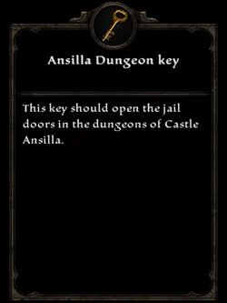 Ansilla Dungeon Key | Amalur Wiki | FANDOM powered by Wikia