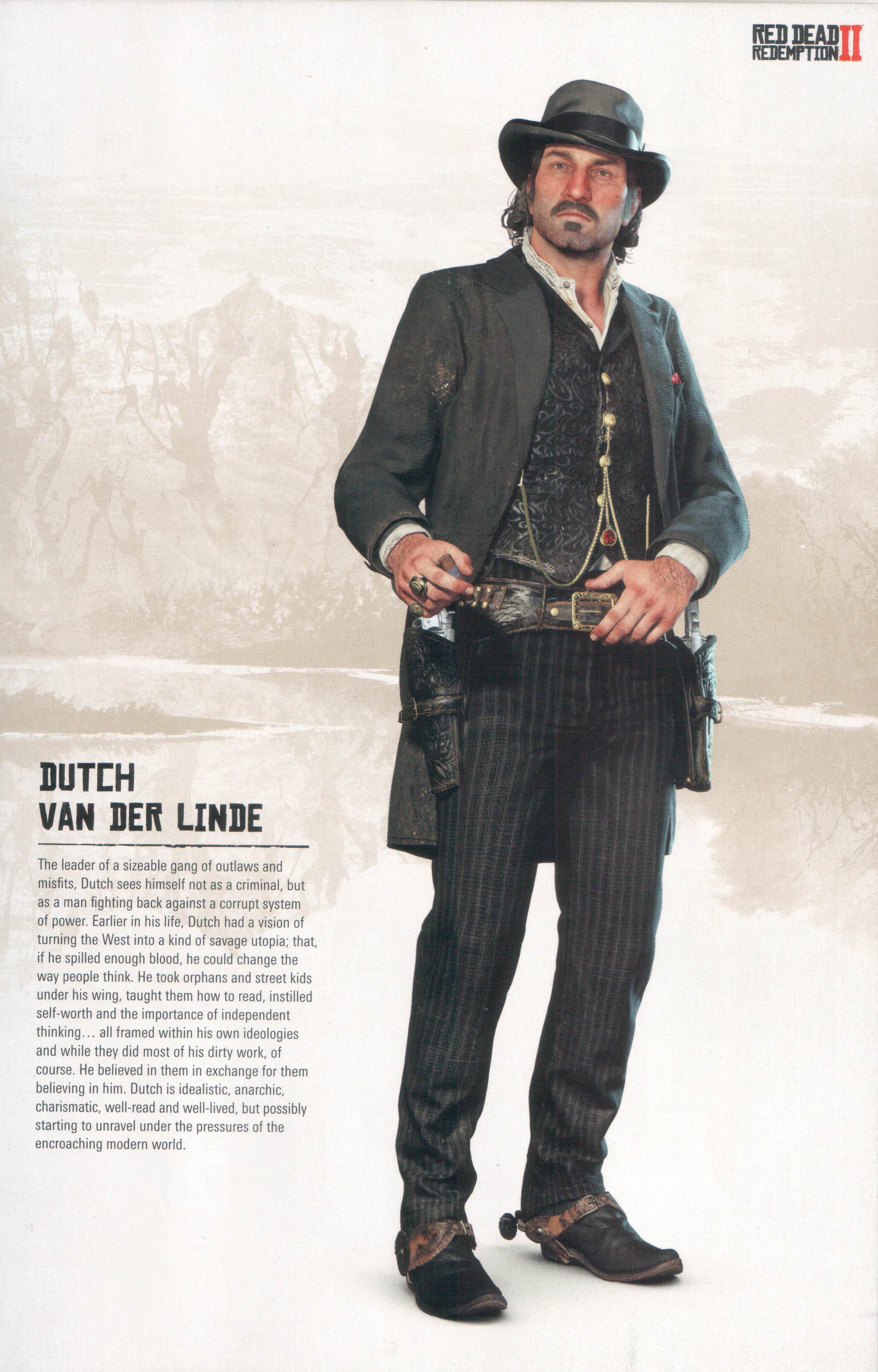 Dutch Van Der Linde Red Dead Redemption 2 Minecraft Skin