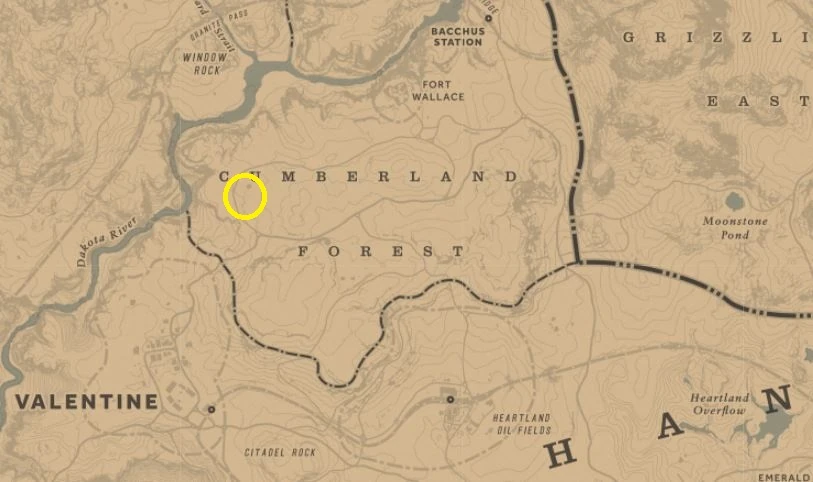 Image - Six-Point-Cabin-location.jpg | Red Dead Wiki | FANDOM powered ...