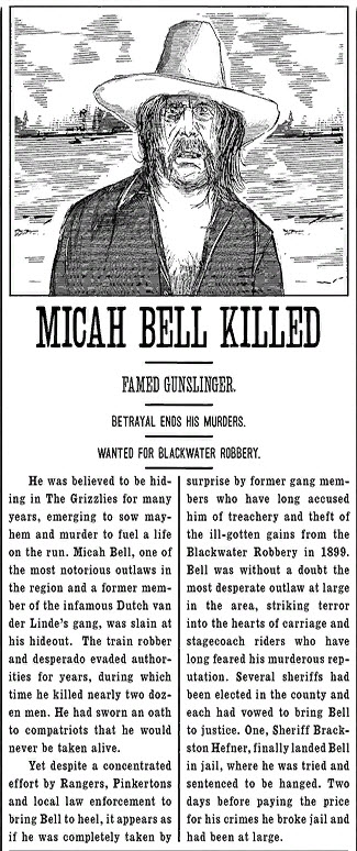 Micah Bell Killed Red Dead Wiki Fandom