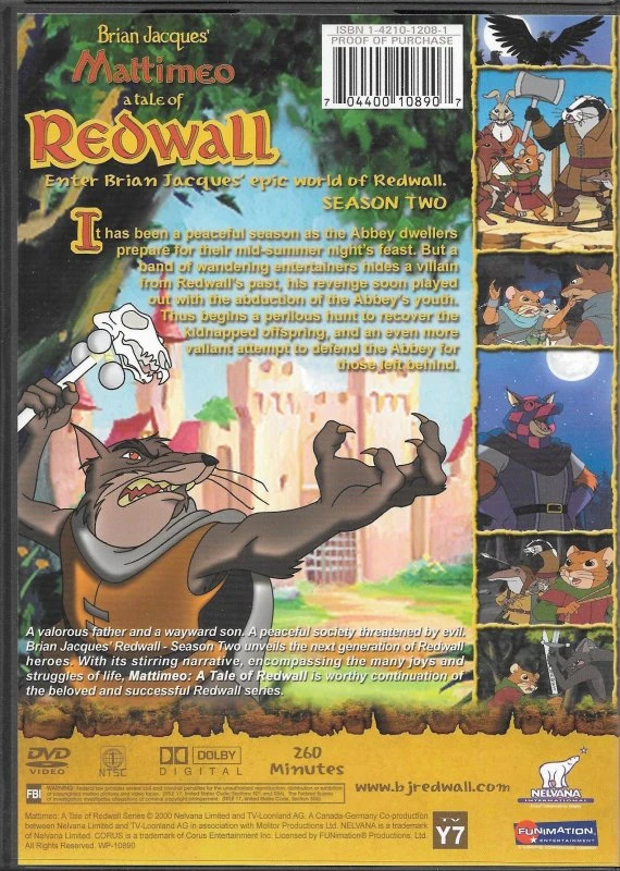 Category:DVDs | Redwall Wiki | Fandom