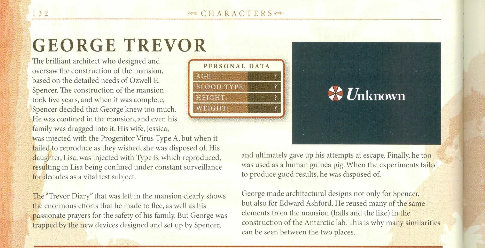 George Trevor | Wiki Resident Evil | Fandom