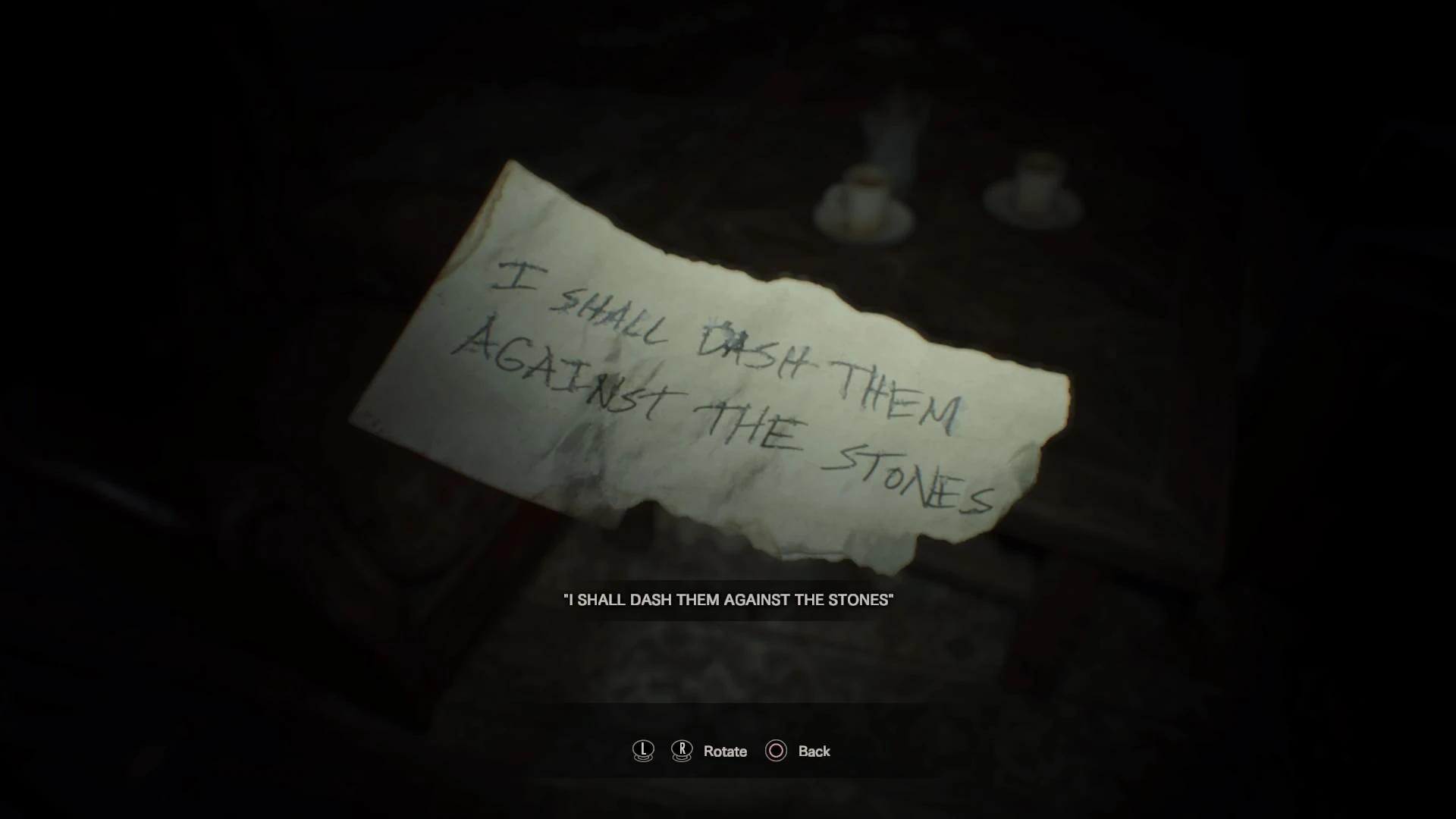 Creepy note | Resident Evil Wiki | Fandom