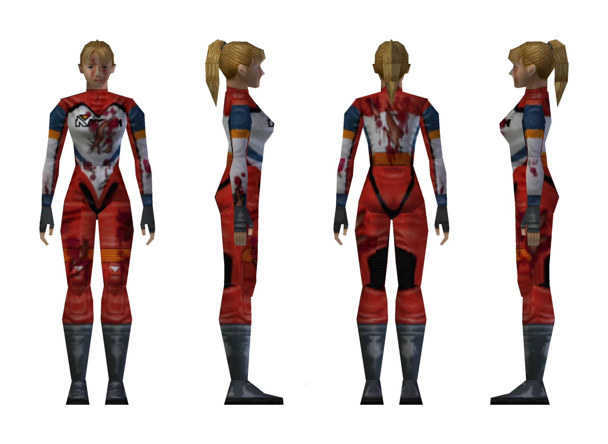 Image - Resident Evil 2 - Elza Walker standard model (damage 2).png ...