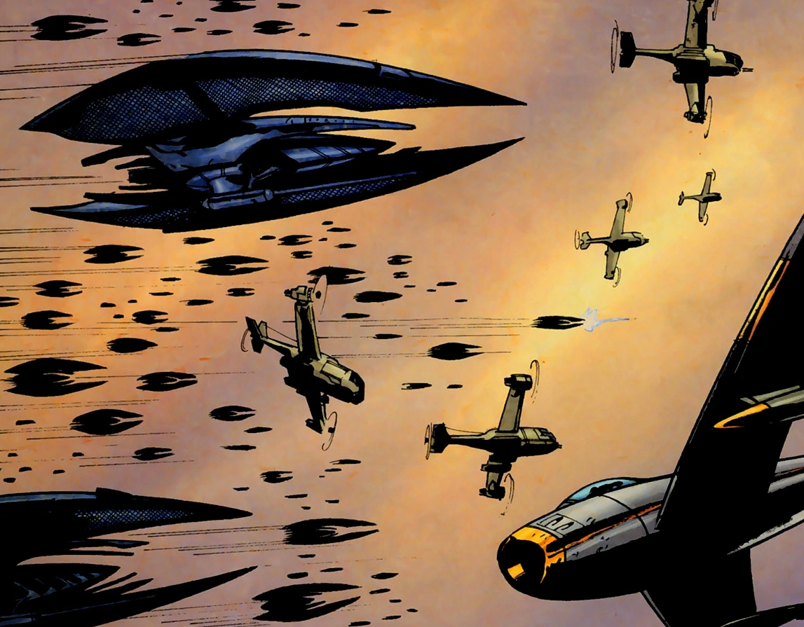 GAR vs Chimera/Locust Horde Invasion! - Battles - Comic Vine