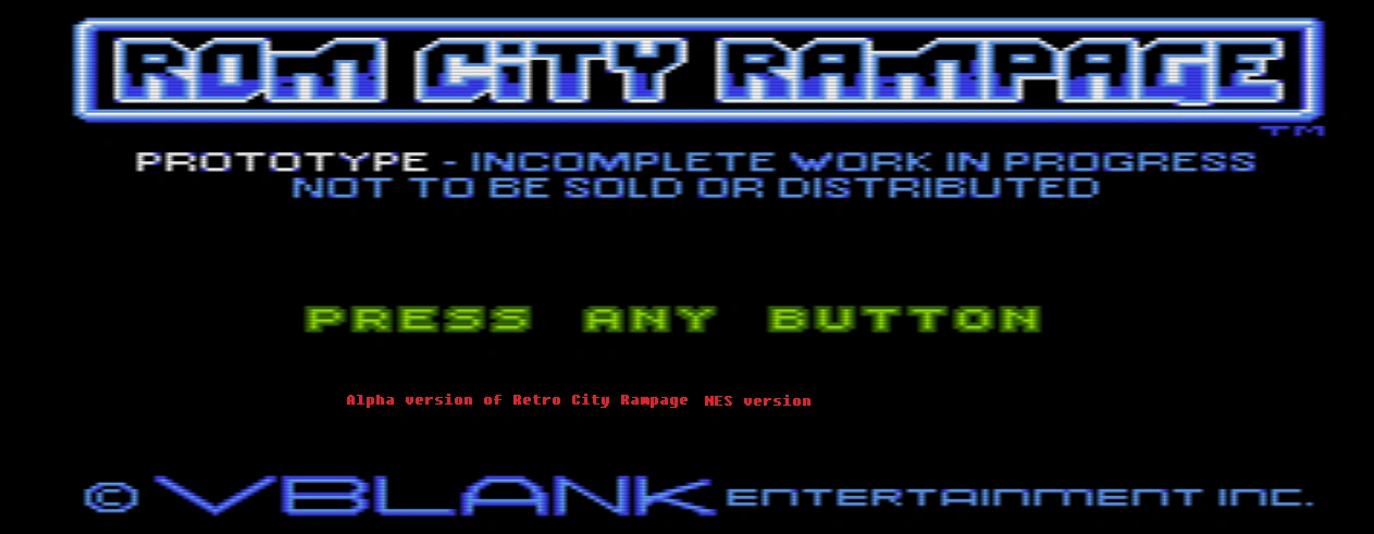 Rom City Rampage | Retro City Rampage Wiki | Fandom
