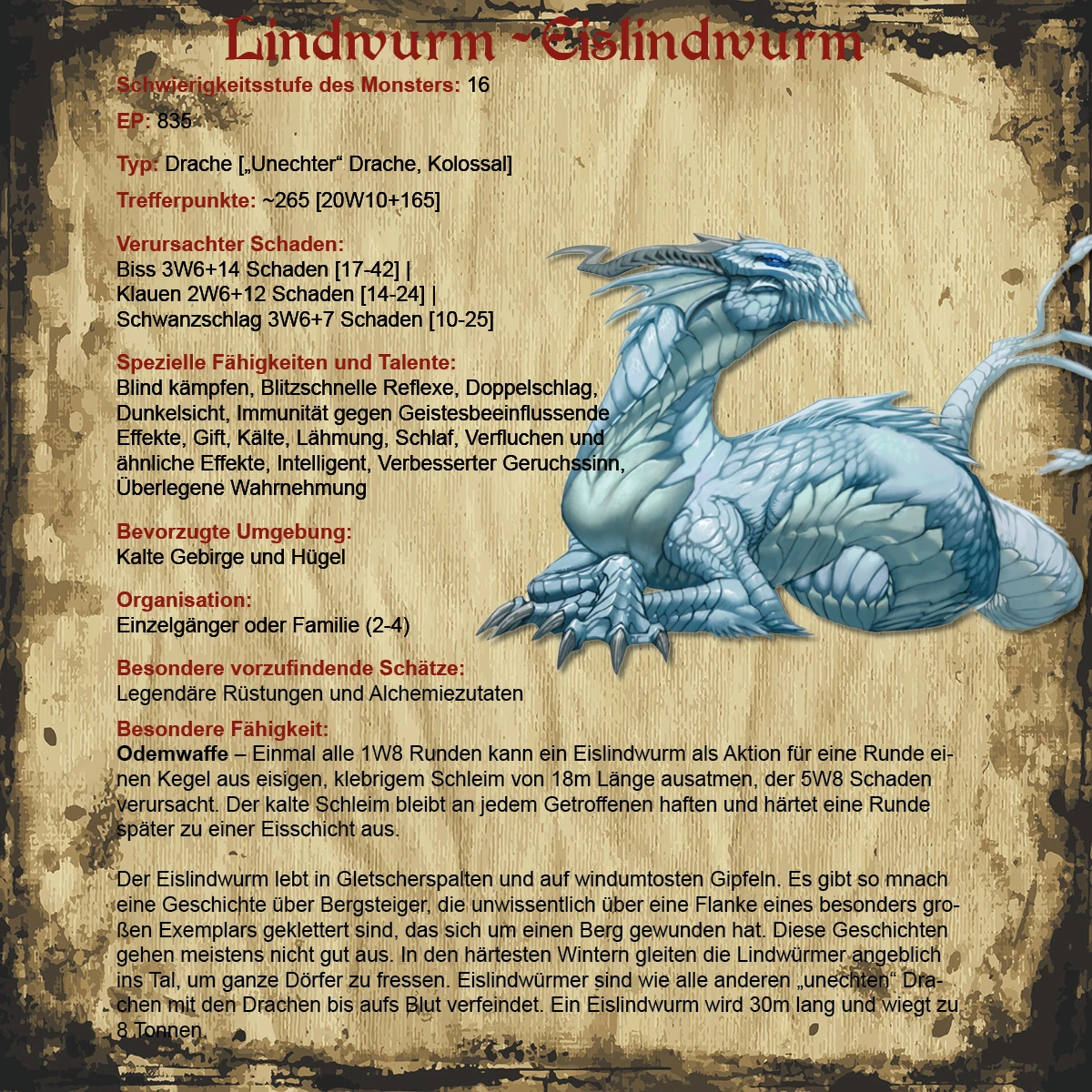 Lindwurm - Eislindwurm | Revaria Wiki | Fandom